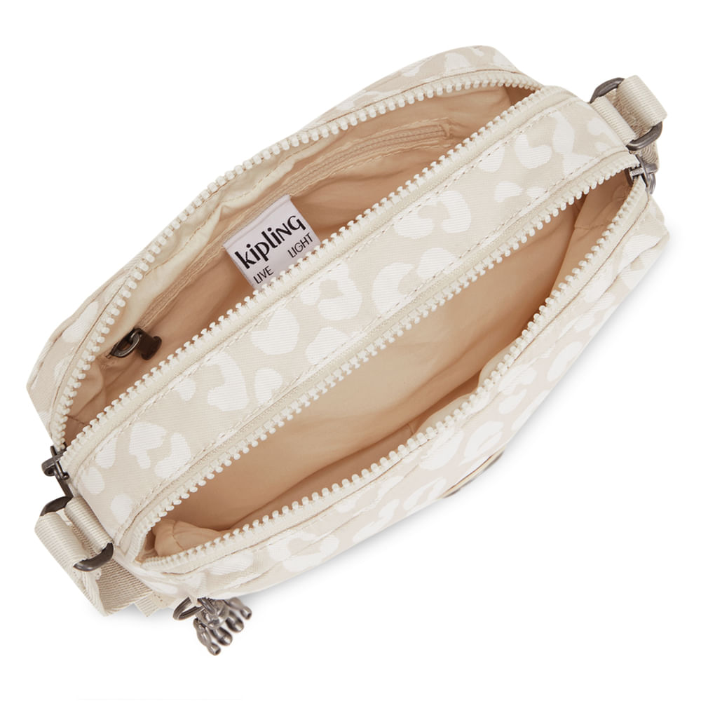 Bolsa New Milda White Cheetah J | Kipling - Kipling