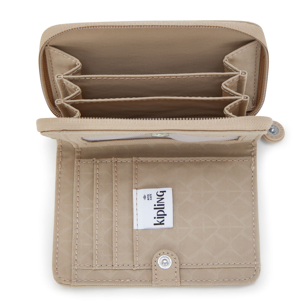 Carteira Money Love Sign Beige Emb | Kipling - Kipling
